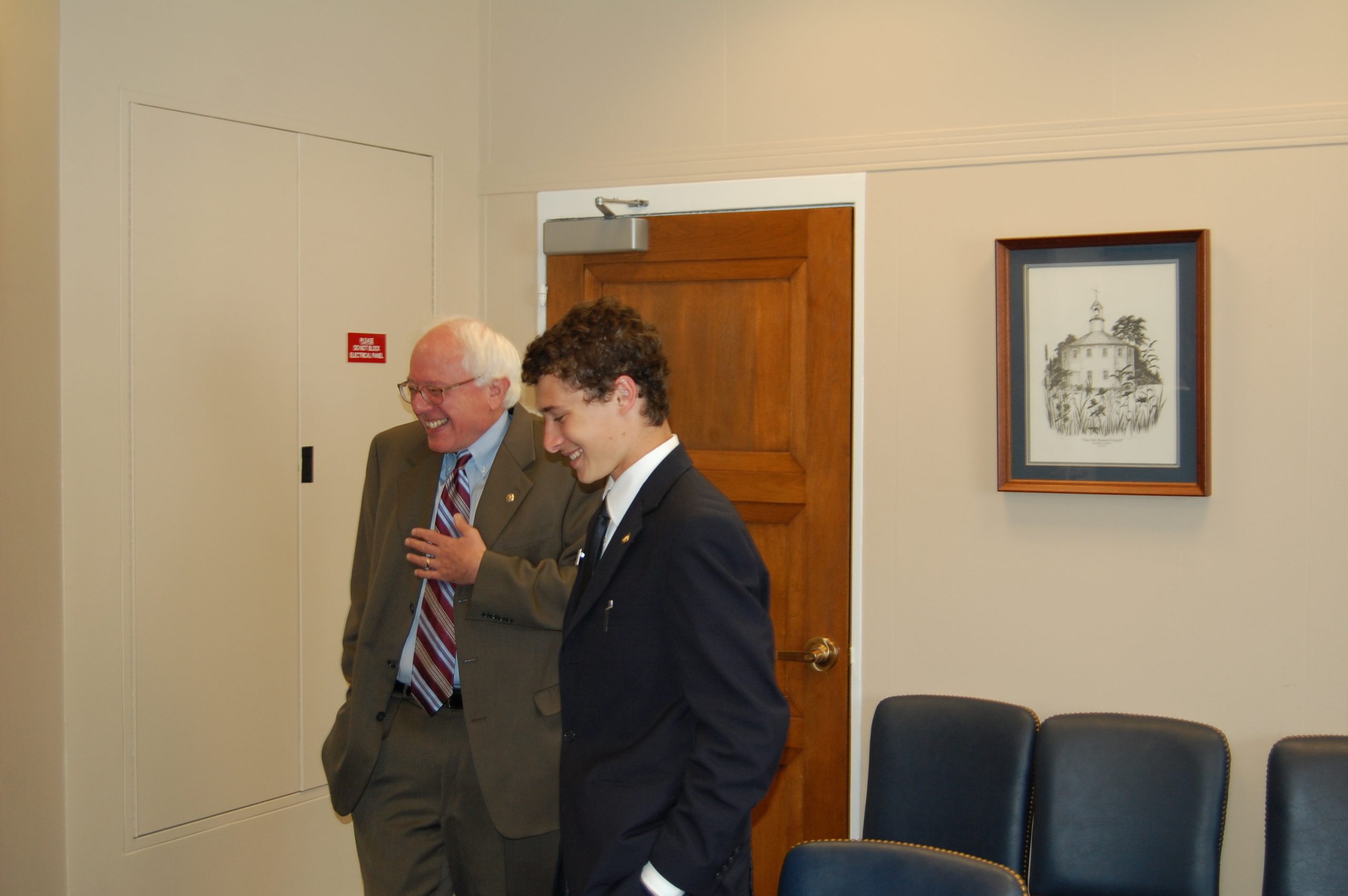 Sanders Meets with Senate Page from Vermont » Senator Bernie Sanders
