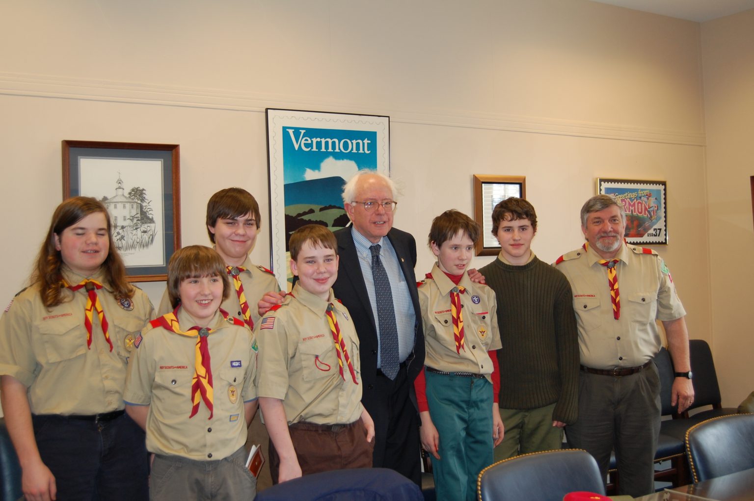 "Boy Scouts of Bradford » Senator Bernie Sanders